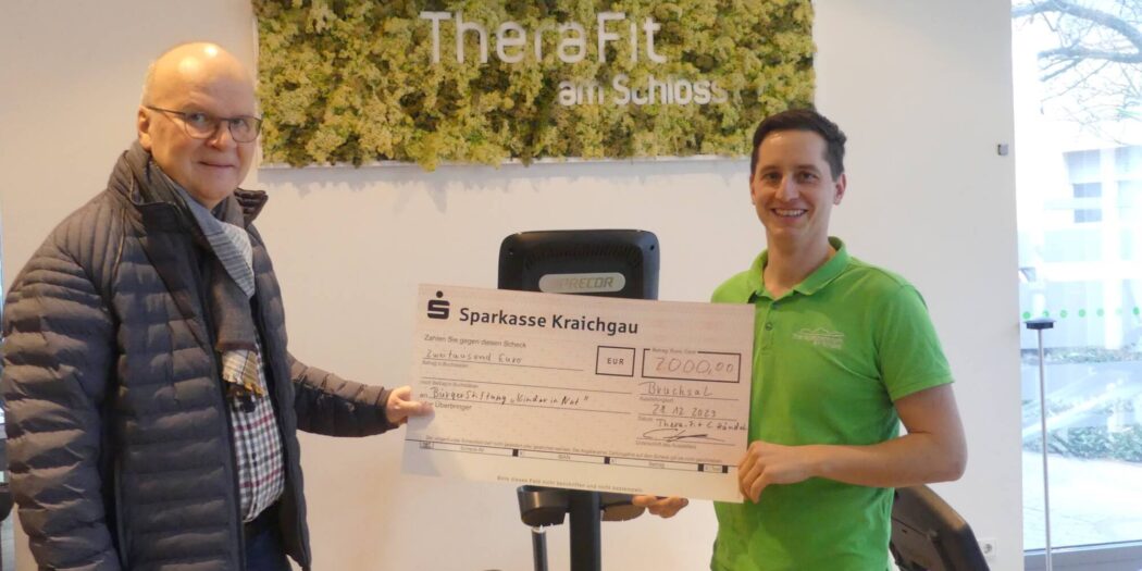 Fit für die Zukunft mit Spende von „Therafit am Schloss“